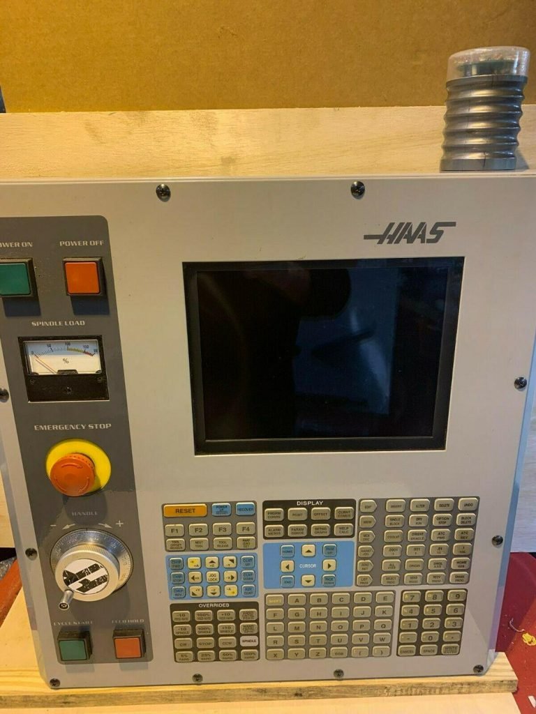 HAAS VF Mill/Lathe Operator Panel, WITH LCD MONITOR, LIGHT, FLOPPY DRIVE