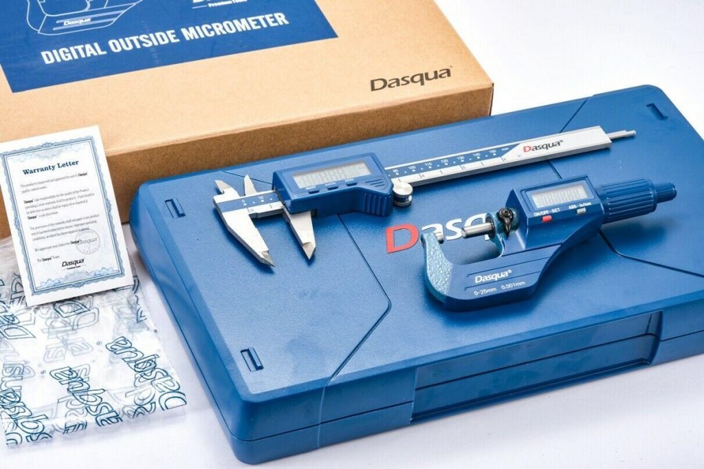 Digital Caliper and Micrometer Set 6" and 0-1" Digital Outside Micrometer