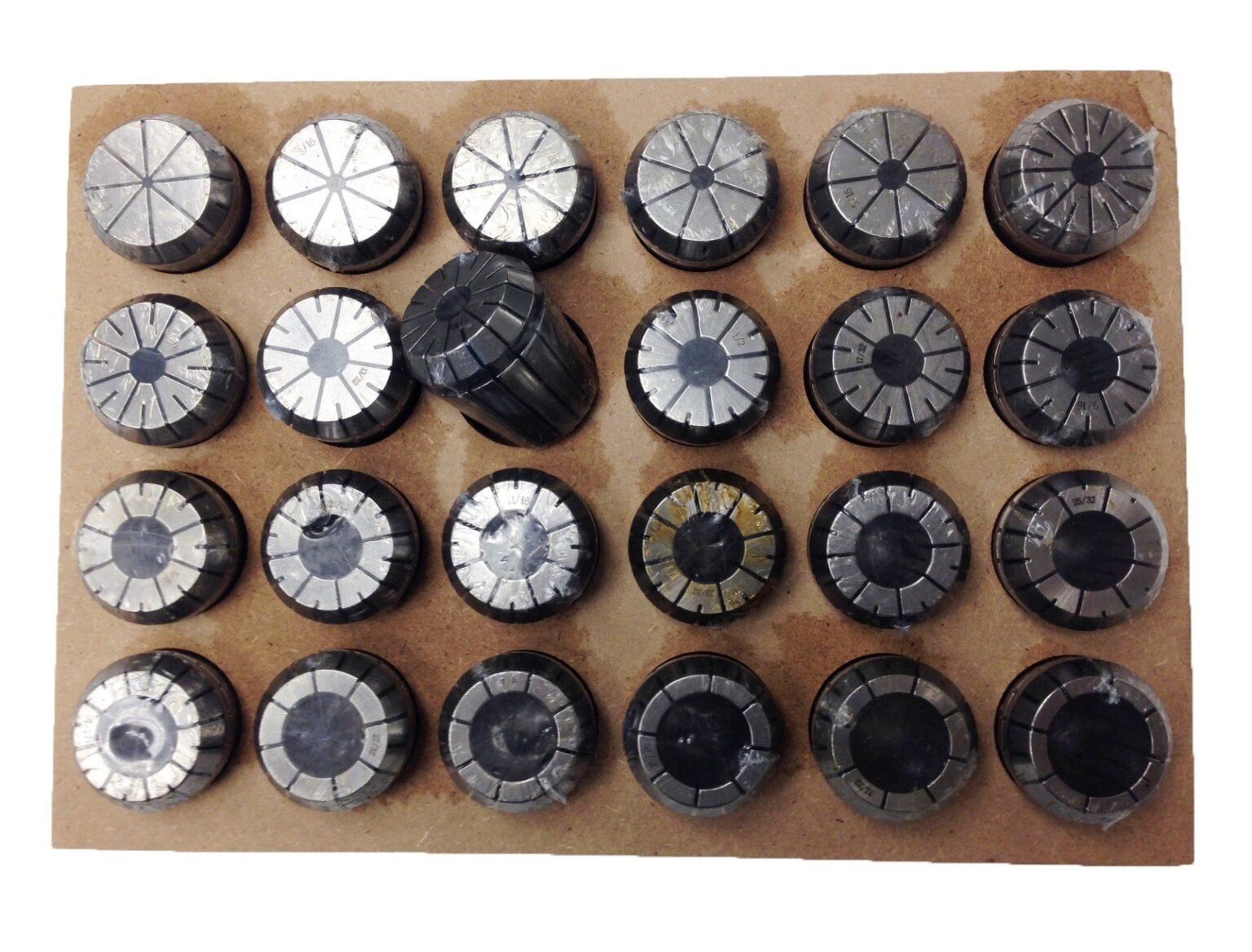 1/8~1" ER40 24 PIECE SPRING COLLET SET Milling Machine